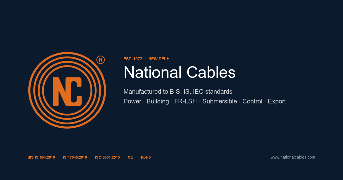 Flexible Cable Manufacturer India | Multicore Industrial Power Cable ...